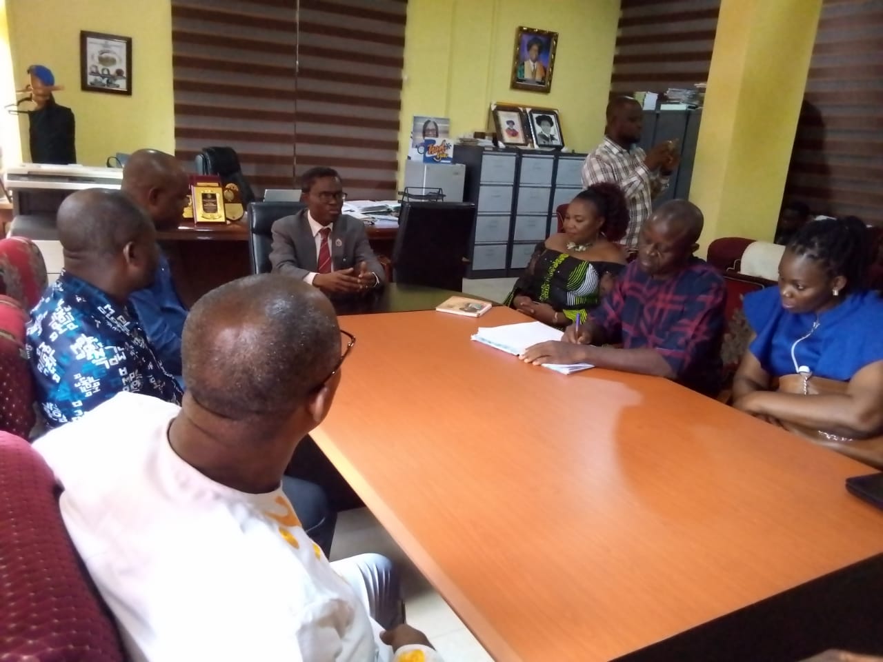 Dean's meeting with the University Management and the new President ...